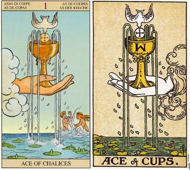 塔罗牌圣杯王牌正逆位事业与感情运势，圣杯一命运解析_华易算命网